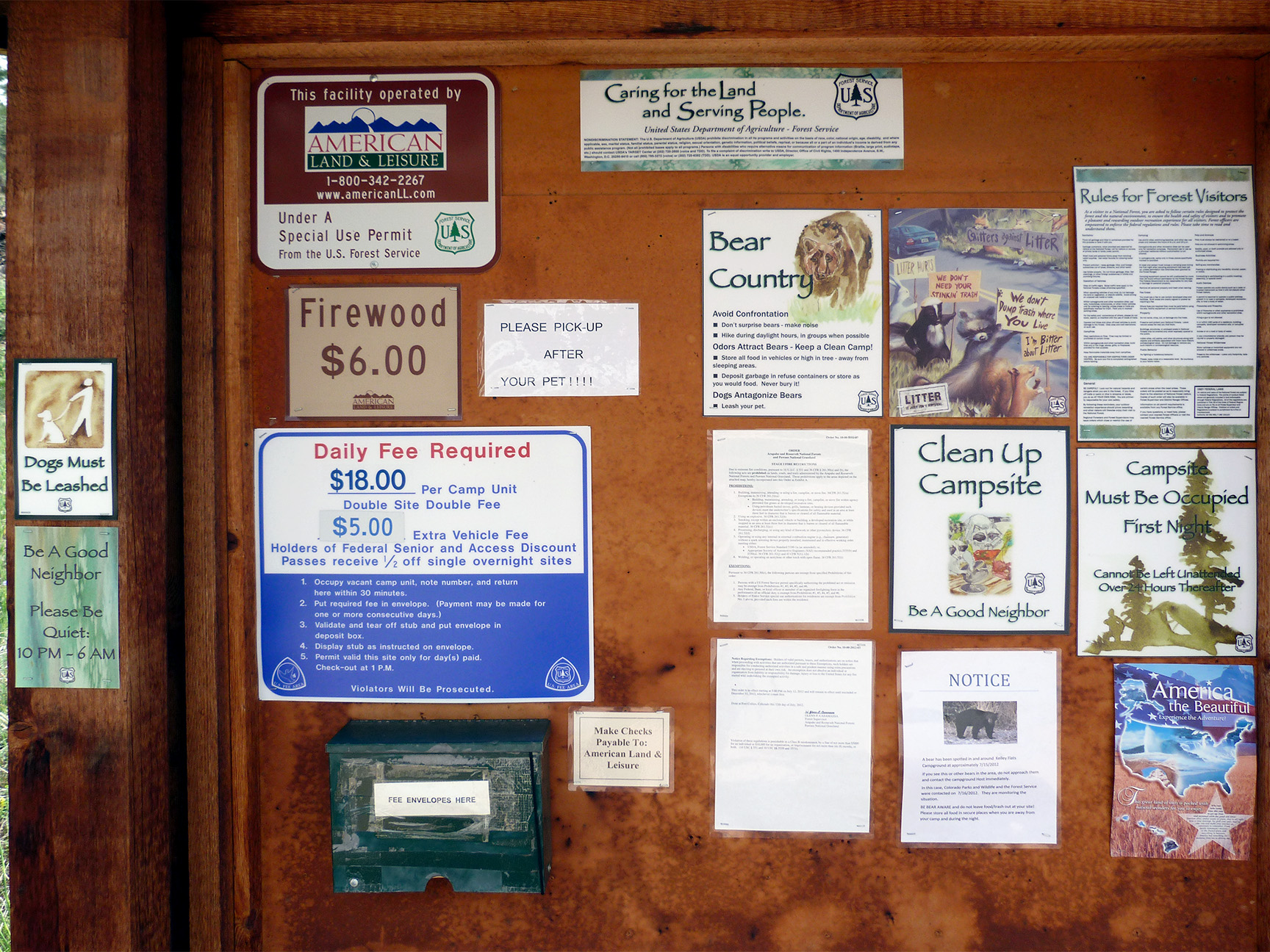 Camp-out-colorado-kelly-flats-campground-kiosk - Camp Out Colorado