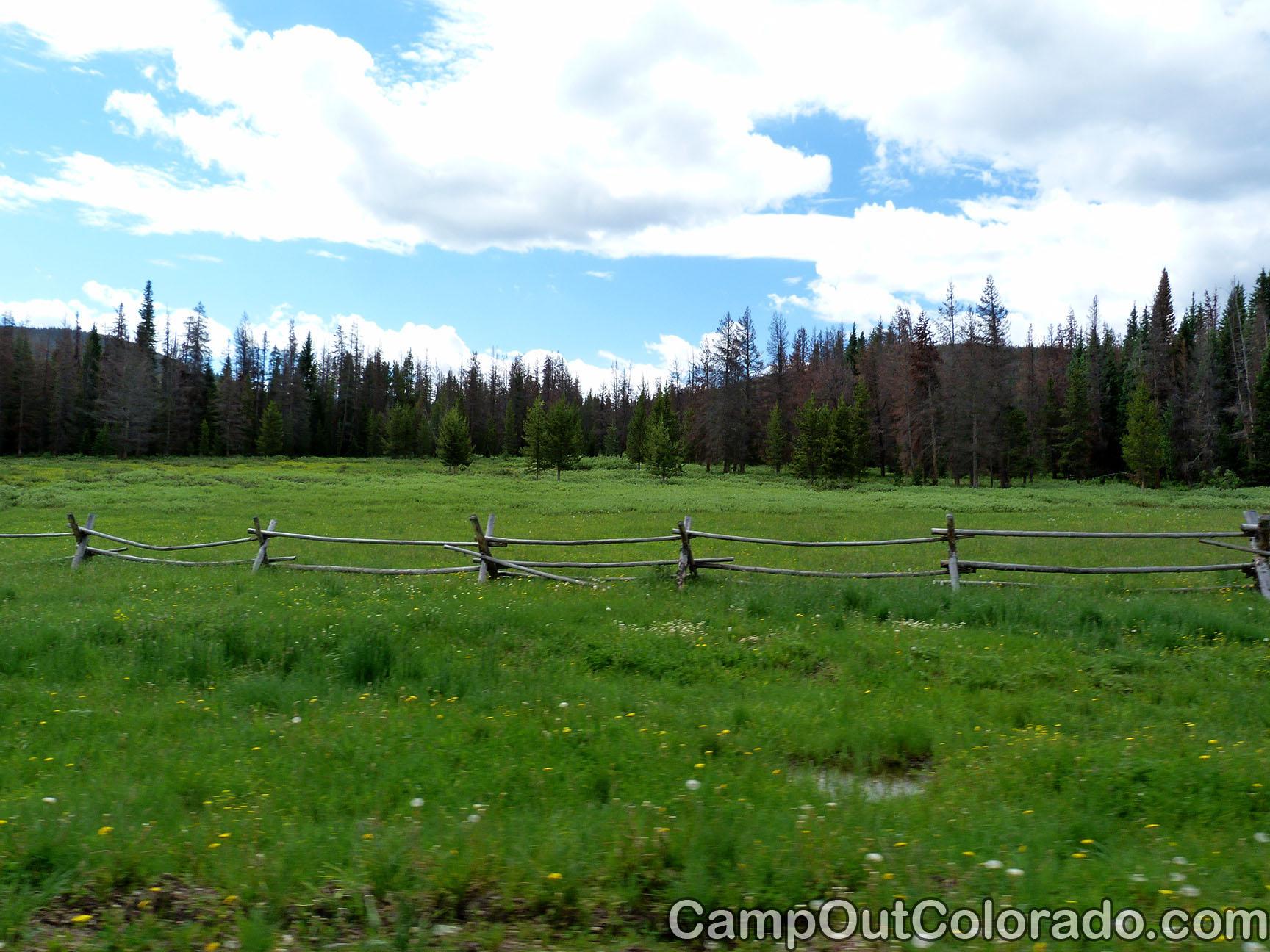 Campoutcolorado-north-michigan-reservoir-campground-wood-fence - Camp ...